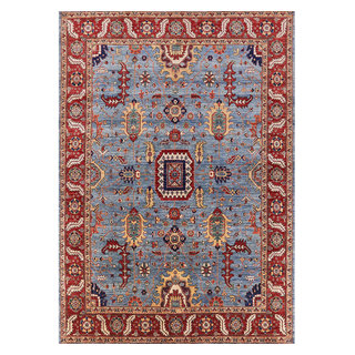 Ahgly Company Indoor Rectangle Mid-Century Modern Area Rugs, 5' x 7', 7 ...