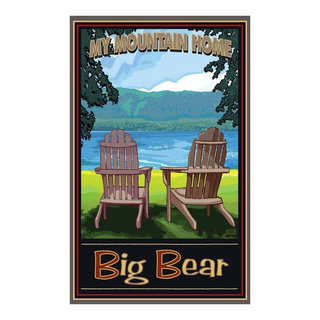 Joanne Kollman Mountain Home Big Bear Art Print, 24"x36" - Contemporary ...