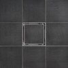SereneDrains Square Shower Drain 304 Stainless Steel Tile Insert 5 Inch ...