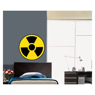 Nuclear Radiation Vinyl Wall Decal NuclearRadiationUScolor004, 12 in ...