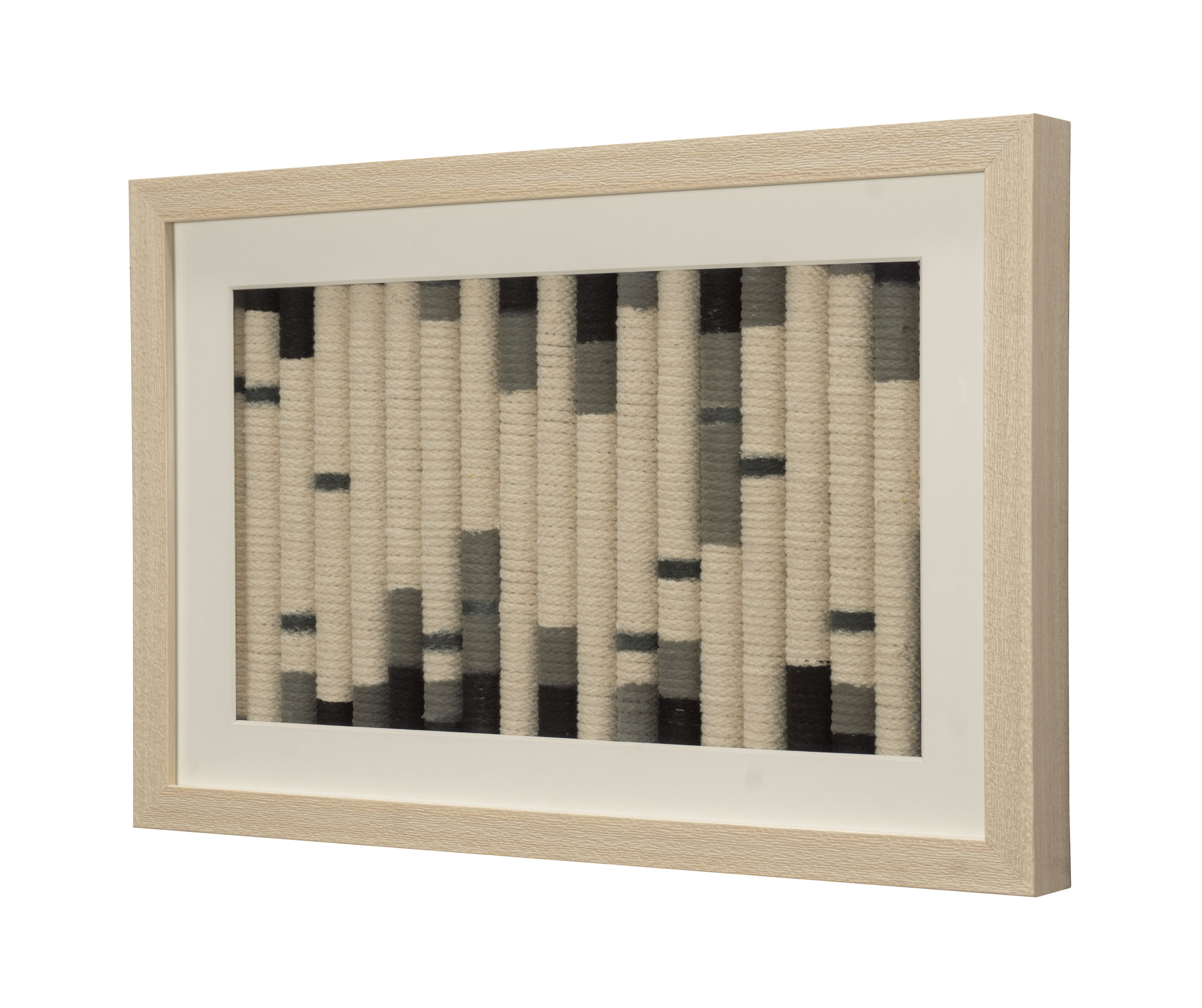 HUJI Cotton Rope Coil Shadow Box Wall Décor - Beach Style - Wall Accents - by YUDECO | Houzz