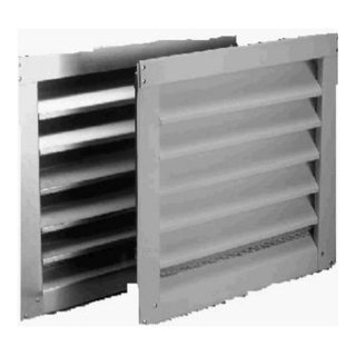 Air Vent 81237 Aluminum Reversible Louver, 18" x 24", White ...