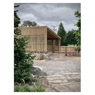 Garden Shelter - Slatted Timber Cladding - Rustic - Granny Flat or Shed ...