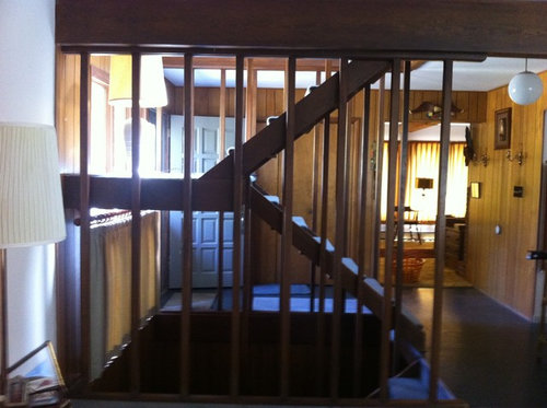 How do I fix this 1960s railing to meet code? | Houzz Forum