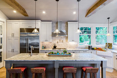 Asymmetrical Kitchen Cabinets