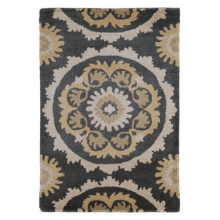 Hand Tufted Mosaic Wool Rug MOS-1063, 8' x 11' - Contemporary - Area ...