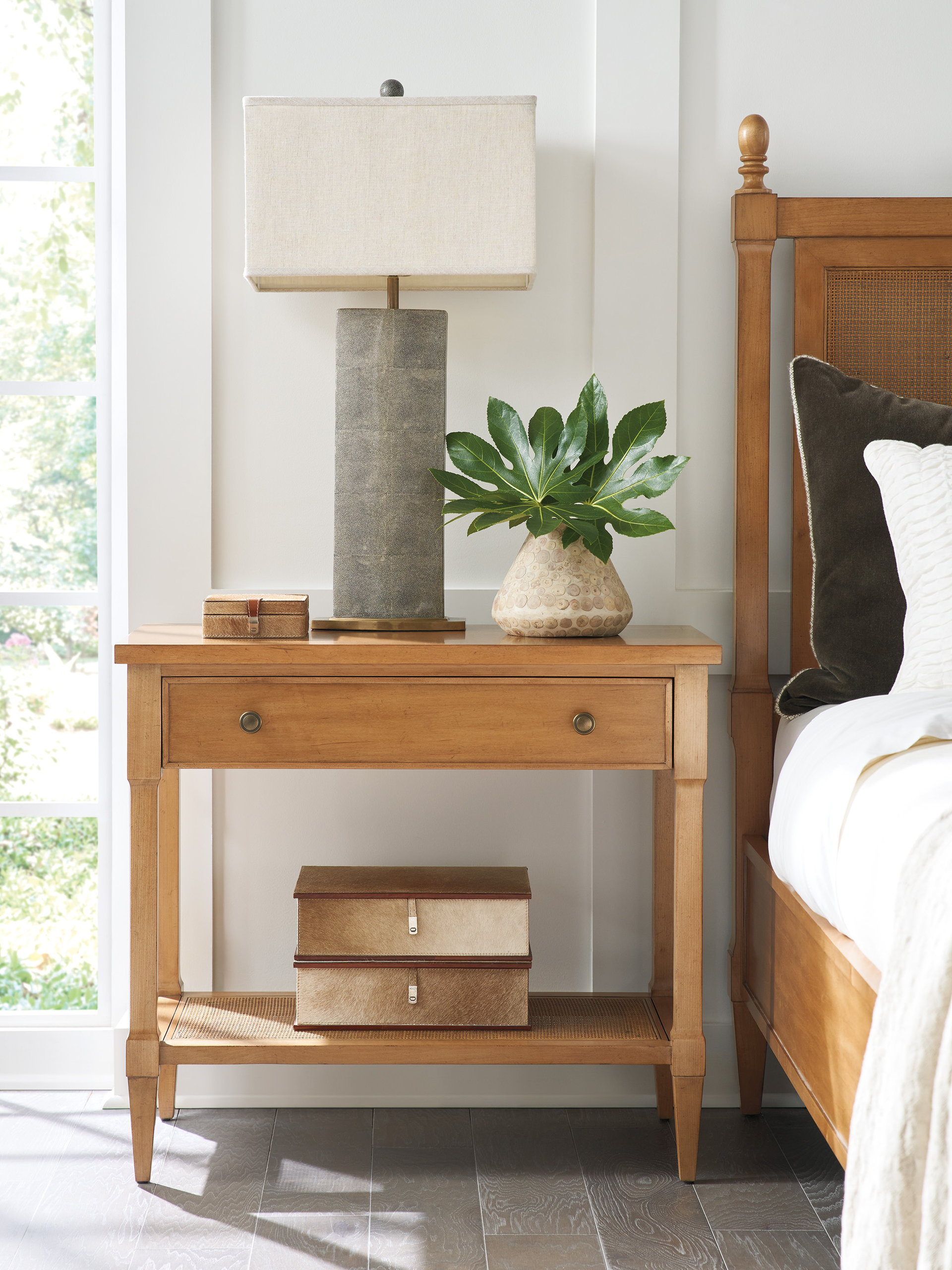 Aster Open Nightstand - Tropical - Nightstands And Bedside Tables - by ...