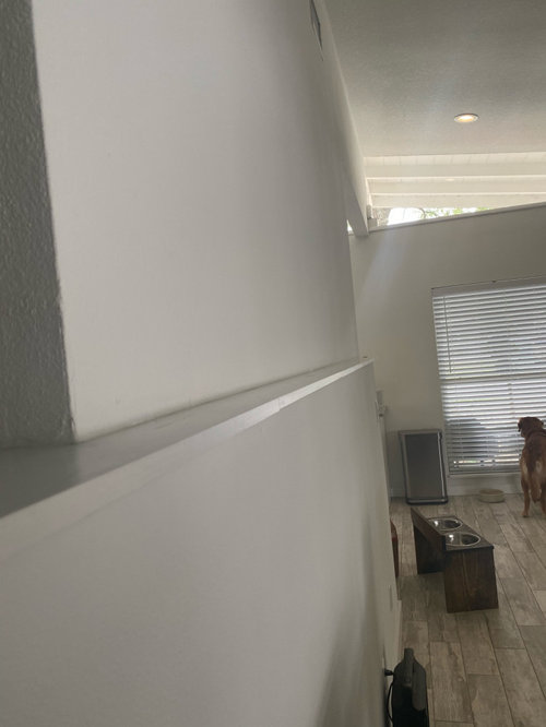 How to style this wall with awkward ledge