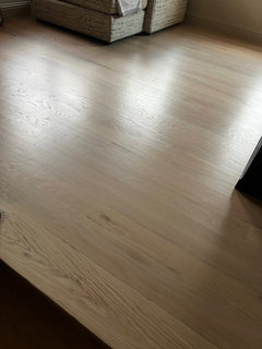 Duraseal Fruitwood Neutral Weathered Oak Country White on Red Oak