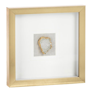 Muzo Framed Crystal Wall Decor, Small - Contemporary - Wall Accents ...