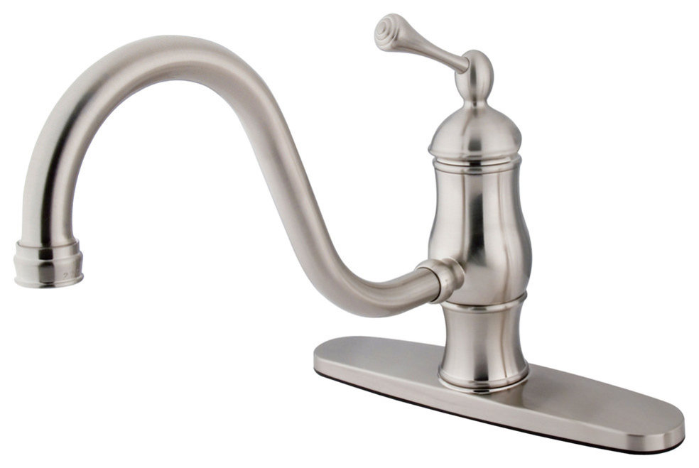 Heritage Single Handle 8" Centerset Kitchen Faucet - Traditional ...