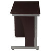 Computer Desk With Ample Storage, Chocolate, Chocolate - Contemporary ...