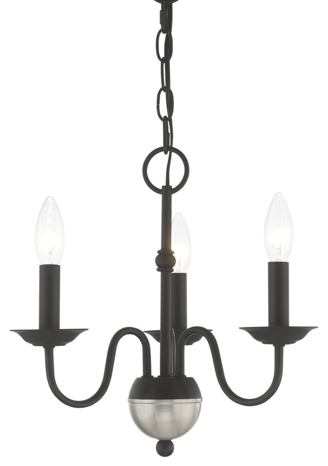Livex Lighting 52163 Windsor 3 Light 14"W Taper Candle Chandelier ...