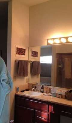 Big ugly vanity mirror