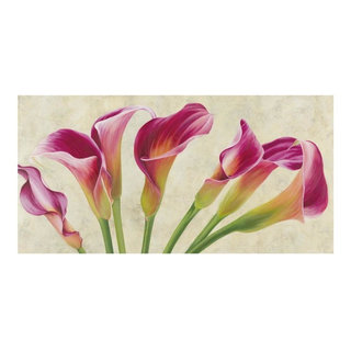 "Calla Parade" Digital Paper Print by Luca Villa, 26"x14", 38"x74 ...