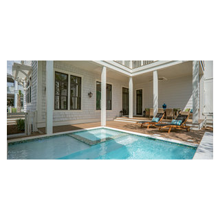 WaterSound Beach House - Beach Style - Pool - Miami - by Anthony J ...
