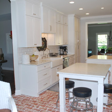 Whitewashed Brick Floor - Photos & Ideas | Houzz