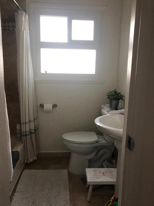 Vanity (14" deep) for tiny bathroom