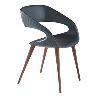 Shape Dining Chair with wood legs - Midcentury - Dining Chairs - by ...