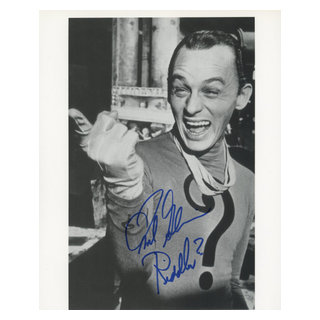 The Riddler Signed Photo, Custom Frame - Contemporary - Prints And ...