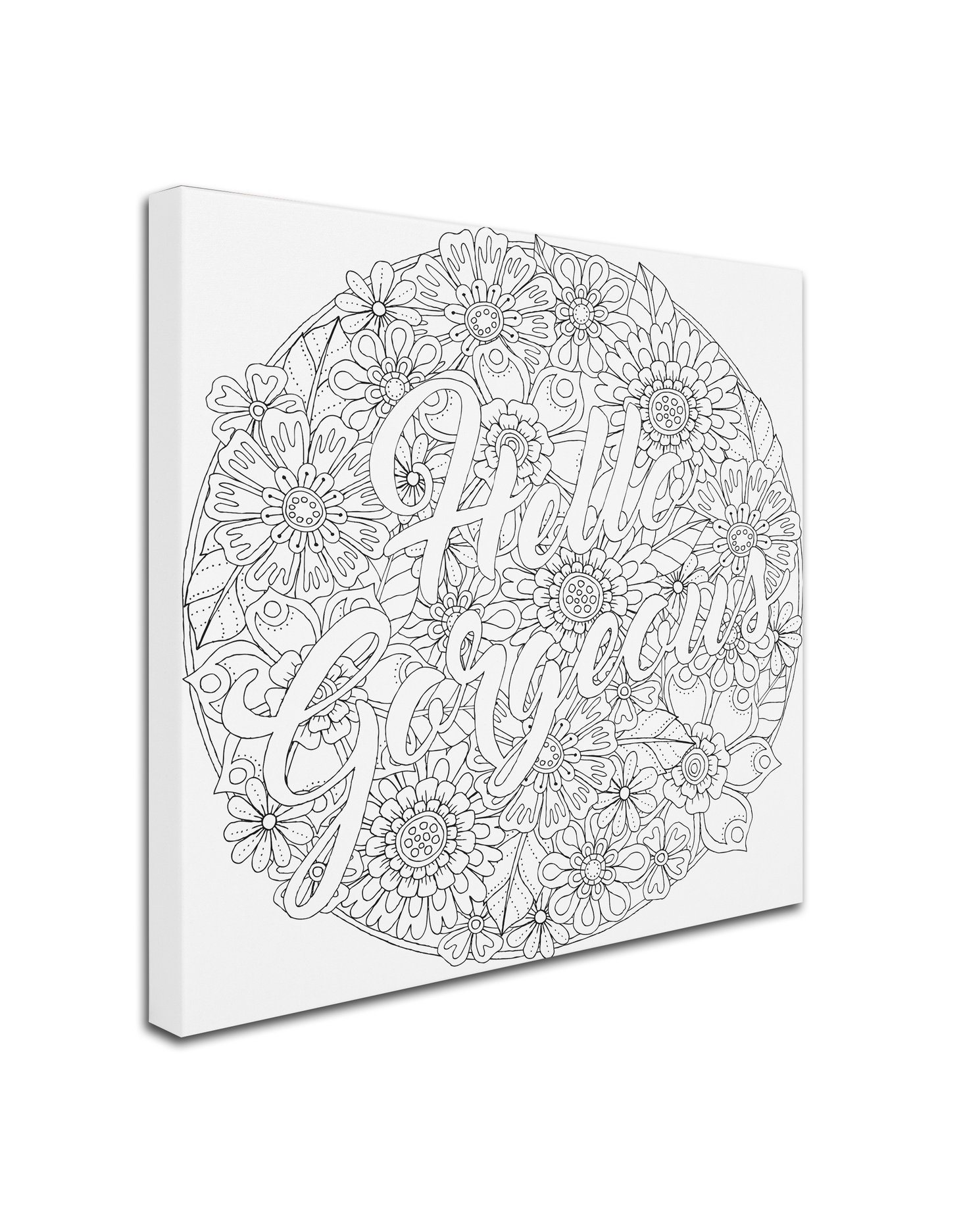 Hello Angel 'Inspirational Quotes 26' Canvas Art, 35"x35 ...