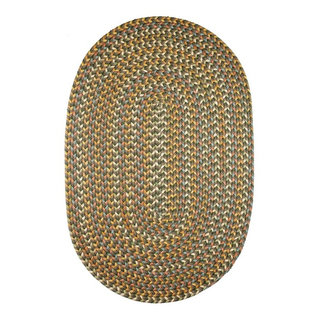 Rhody Rug Cypress Rug, Dark Taupe, 2'X8' Oval, 2'x8' Oval - Area Rugs ...