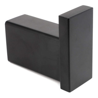 Florence Series Black Bathroom Robe Hook - Contemporary - Robe & Towel ...