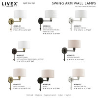 Swing Arm Wall Lamps 1 Light English Bronze Swing Arm Wall Lamp ...
