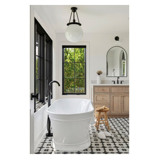 Modern Tudor - Modern - Bathroom - Minneapolis - by Haus of Rowe ...