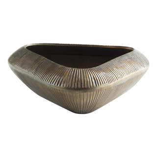 Prism Decorative Bowl, Antique Bronze - Transitional - Decorative Bowls ...