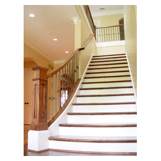 Custom Designed Stairs - Traditional - Staircase - Dallas - by Trinity ...