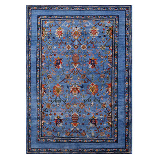 Ahgly Company Indoor Rectangle Mid-Century Modern Area Rugs, 5' x 7', 6 ...