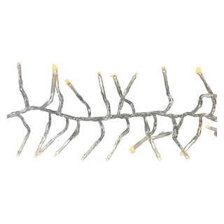 LED Twinkle Cluster Lights 24.9' Warm White With Clear Strand Connect ...