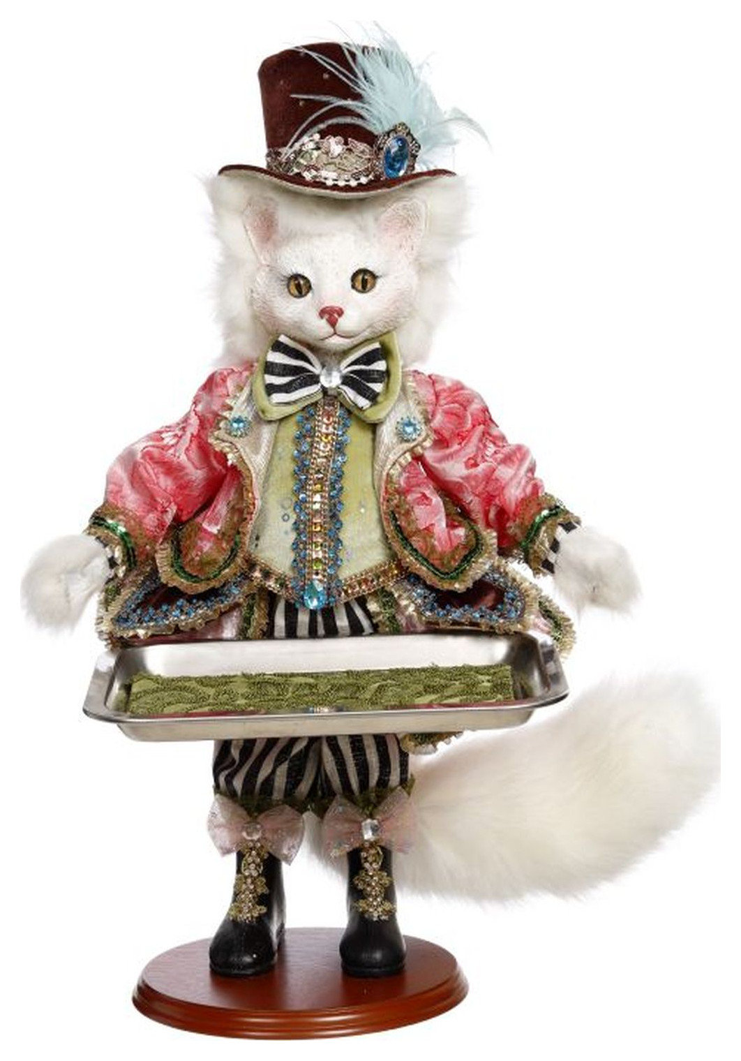 Mark Roberts 2022 Server Cat with Tray Figurine, 26.5" - Contemporary ...