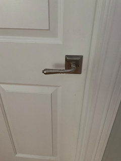 Lever style handle for cabinet?