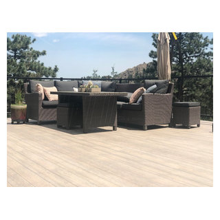 DecTec Deck Roof, Fortress Cable Railing and Wild Hog wire fence ...