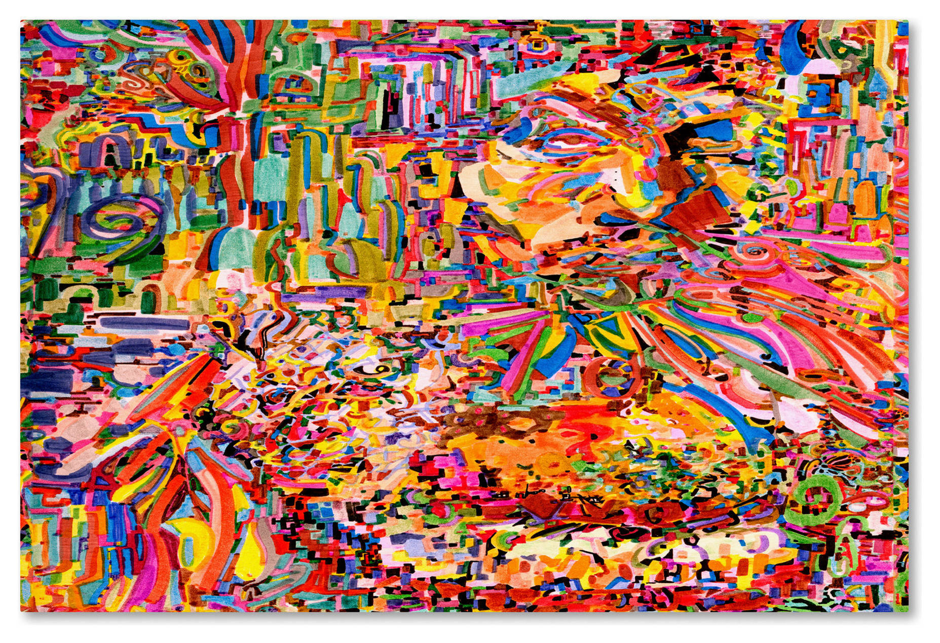 Josh Byer 'A Robot Imagines A Hamburger' Canvas Art, 24"x 32 ...