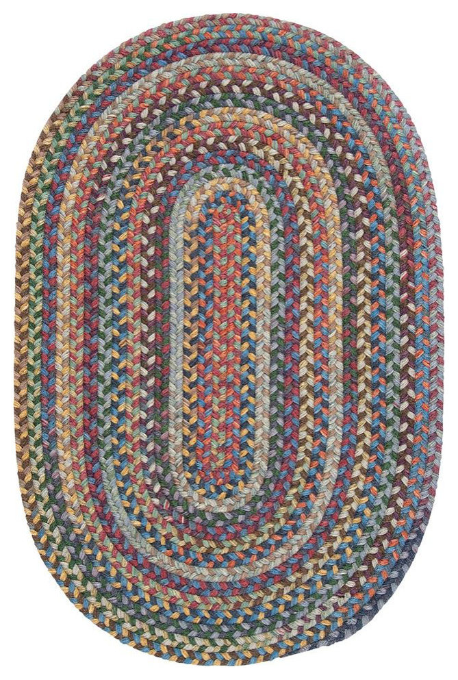Colonial Mills Rustica RU90 Classic Multi Traditional Area Rug, 8x10 ...