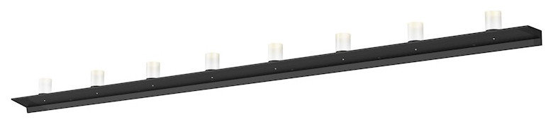 Sonneman Votives 16 Light Small LED Wall Bar, Satin Black ...