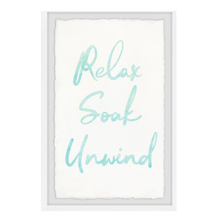 "Unwind Rules" Framed Painting Print, 24"x36" - Contemporary - Prints ...