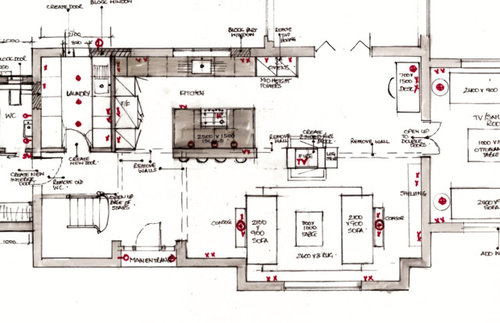 New downstairs layout - kitchen, utility, open living area | Houzz UK