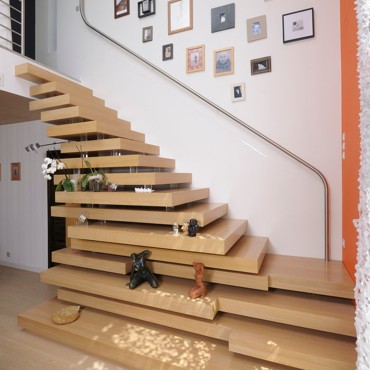 75 Beautiful Floating Staircase Ideas & Designs - June 2024 | Houzz AU