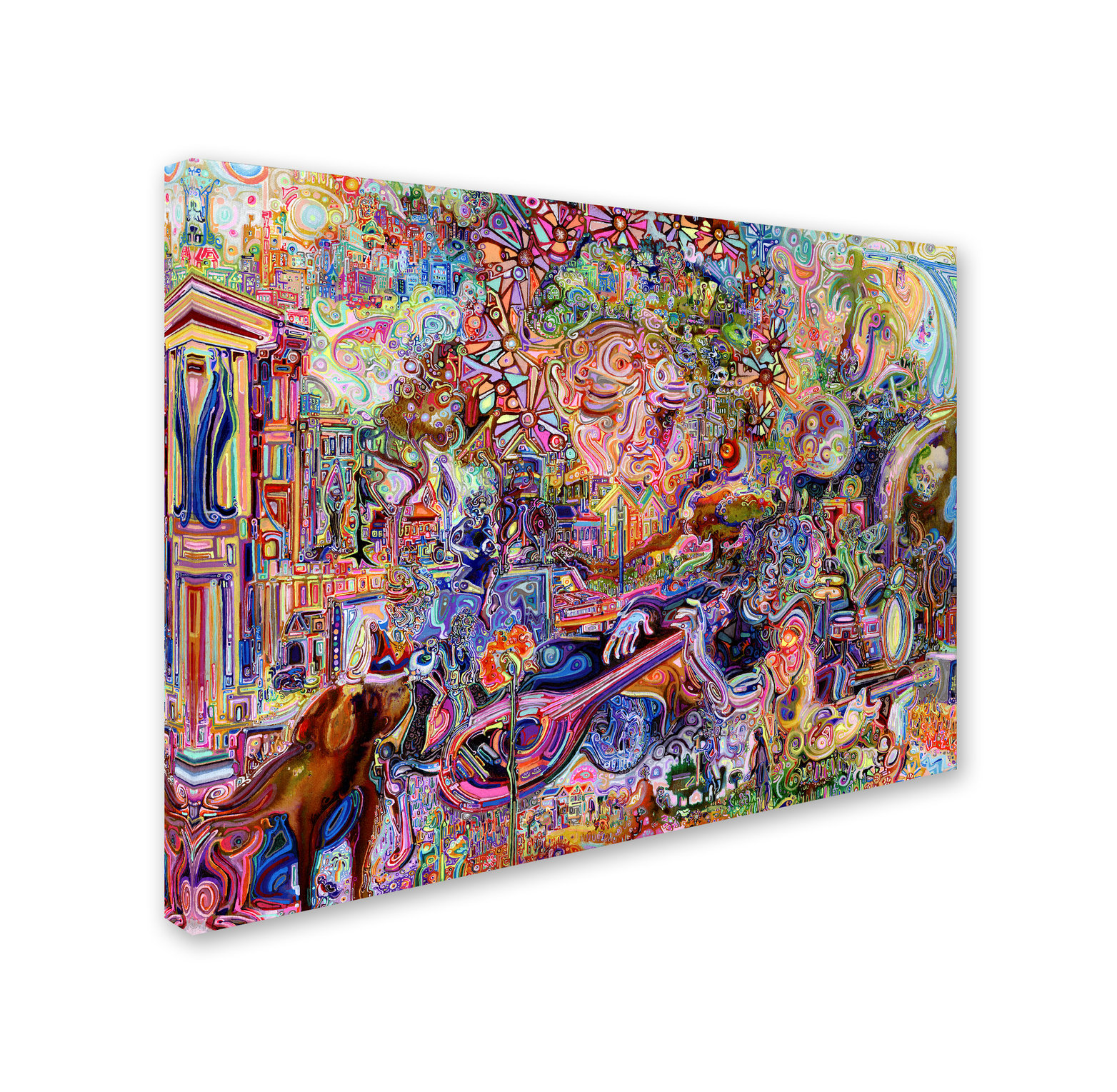 Josh Byer 'Daydream' Canvas Art, 14"x 19" - Contemporary - Prints And ...