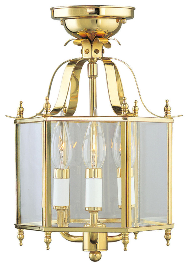 LIVEX Lighting 4403-01 Livingston 3-Light Convertible Pendant Light ...