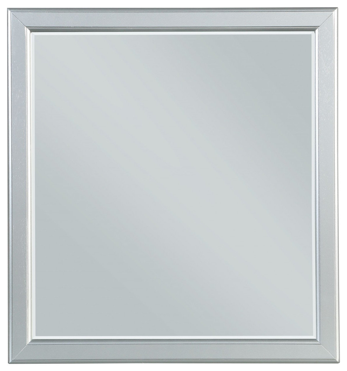 Simple Platinum Wooden Mirror - Transitional - Wall Mirrors - by ...