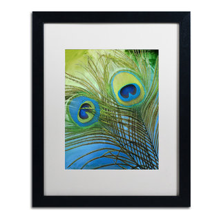 Color Bakery 'Peacock Candy I' Art, 16"x20" - Contemporary - Prints And ...