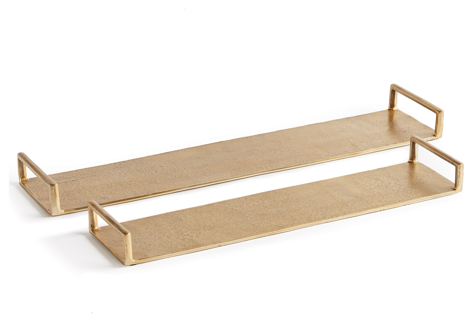 Elora Decorative Narrow Tray Set - Contemporary - Serving Trays - by ...