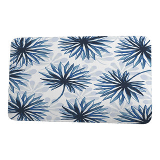 Tropical Resort Spike and Stamp Floral Print Bath Mat, 21"x34 ...