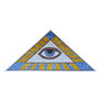 Mosaic Designs, Evil Eye Triangle, 78" x 36" - Contemporary - Tile ...