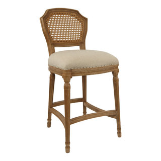 Wilbrandt Stationary Bar Stool - French Country - Bar Stools And ...